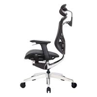 China Foam Lumbar Black PA High Back Swivel Chairs SHS Class 4 Gas Lift Ergonomic Office for sale