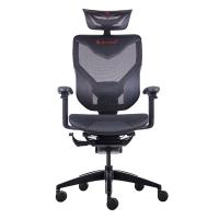 China Korean Wintex Mesh 65mm Black PU Swivel Gaming Chair Wire Control Mechanism for sale