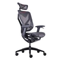 China Korean Wintex Mesh 65mm Black PU Swivel Gaming Chair Wire Control Mechanism for sale