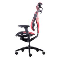 China GT - 350 Certified PU Mesh Swivel Gaming Chair Cool Vida High Back Seating Red for sale