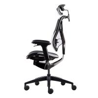 China Mesh Ergonomic Cool Swivel Gaming Chair 3A System Computer Game Seating Silver PU for sale