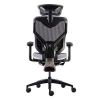China Mesh Ergonomic Cool Swivel Gaming Chair 3A System Computer Game Seating Silver PU for sale