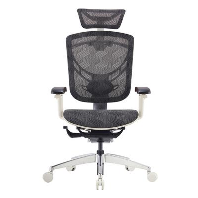 China 2022 GTCHAIR IVINO X  High-end Mesh Swivel Office Chair with Polished Aluminum Alloy Base、Lumbar Support and Headrest for sale
