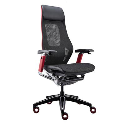 China Polished Aluminum Mesh Gaming Chairs PA Back Frame Executive for sale