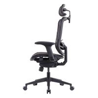 China Breathable Swivel Gaming Chair GT 4D Arms Black PA Plastic Mesh for sale