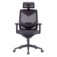 China Breathable Swivel Gaming Chair GT 4D Arms Black PA Plastic Mesh for sale