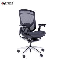 China IFIT Chromed Aluminum Mesh Office Chairs Ergonomic Revolving for sale