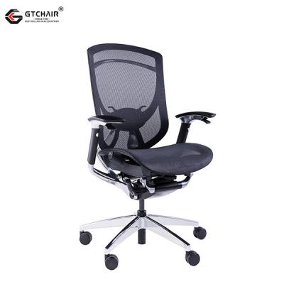 China IFIT Chromed Aluminum Mesh Office Chairs Ergonomic Revolving for sale