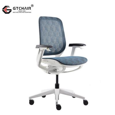 China Mesh Executive Ergonomic Office Chair 55mm Black PA Castors for sale