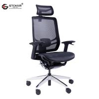 China Swivel Mesh High Back Executive Chair With Headrest Ergonomic Revolving for sale