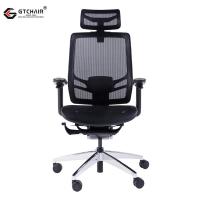 China Swivel Mesh High Back Executive Chair With Headrest Ergonomic Revolving for sale