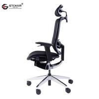 China Swivel Mesh High Back Executive Chair With Headrest Ergonomic Revolving for sale