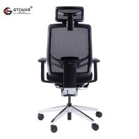 China Ergonomic Mesh Adjustable Office Chair Lumbar Support Executive With Headrest for sale