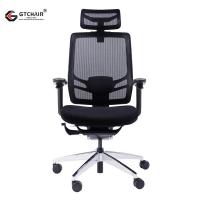 China Ergonomic Mesh Adjustable Office Chair Lumbar Support Executive With Headrest for sale