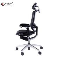 China Mesh Office Executive Chair 55mm PA Castor High Back With Headrest for sale