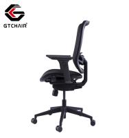 China Mesh Manager Chair With Lumber Support Mid Back Mesh Rolling Ergo for sale