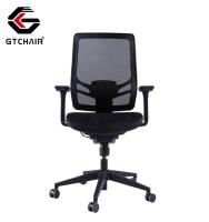 China Mesh Manager Chair With Lumber Support Mid Back Mesh Rolling Ergo for sale