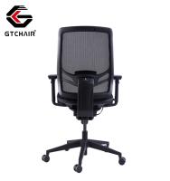 China Mesh Manager Chair With Lumber Support Mid Back Mesh Rolling Ergo for sale