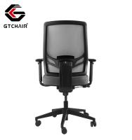 China Height Adjustable Online Office Swivel Chairs Seat Paddle Control Ergonomic Mid Back for sale