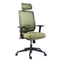 China Ergonomic Project Office Chair High Back Green Mesh Rolling for sale