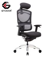 China Ergonomic Mesh Back Office Chair 65mm With Lumbar Support High Back for sale