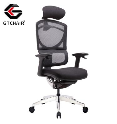 China Ergonomic Mesh Back Office Chair 65mm With Lumbar Support High Back for sale