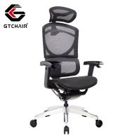China Executive Adjustable Office Chair Sync Sliding High Back With Headrest Ergo Swivel for sale