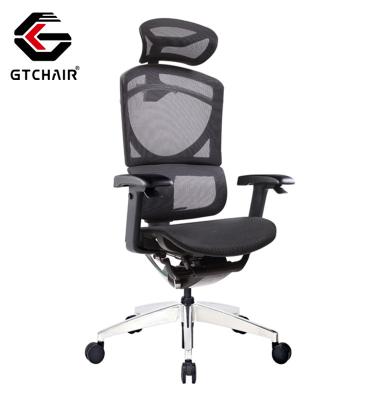 China Executive Adjustable Office Chair Sync Sliding High Back With Headrest Ergo Swivel for sale