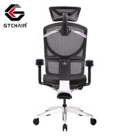 China Executive Adjustable Office Chair Sync Sliding High Back With Headrest Ergo Swivel for sale