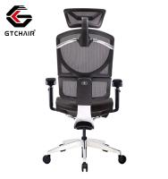 China Executive Gaming Ergo Swivel Chair With Headrest Lumber Support for sale