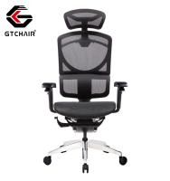 China Executive Gaming Ergo Swivel Chair With Headrest Lumber Support for sale