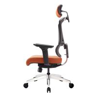 China Mesh Swivel Office Chairs Back Automatic Supporting With Headrest Rolling for sale