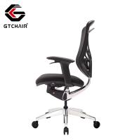 China Ergonomic Lumbar Support Chair Mid Back Swivel Height Adjustable for sale