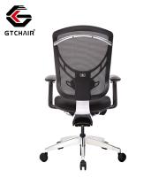 China Ergonomic Lumbar Support Chair Mid Back Swivel Height Adjustable for sale