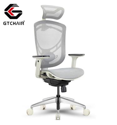 China High Back Executive Mesh Office Chairs With Headrest Ergonomic Lumbar Support for sale