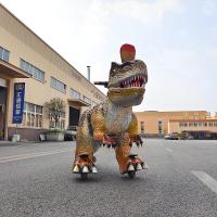 China 3 Wheel Animatronic Dinosaur Ride Electric Scooter Style Remote Control For Children for sale