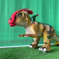 China Three Wheels Animatronic Dinosaur Ride Remote Control Lifelike Attraction 80-100kg load for sale