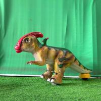 China Three Wheels Animatronic Dinosaur Ride Remote Control Lifelike Attraction 80-100kg load for sale