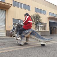 China Amusement Park Animatronic Dinosaur Ride Coin Operated For Theme Parks And Shopping Mall for sale