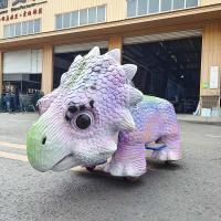 China Customizable Styles Kids Animatronic Dinosaur Ride On Toy 350W For Shopping Mall for sale