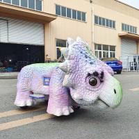 China Customizable Styles Kids Animatronic Dinosaur Ride On Toy 350W For Shopping Mall for sale