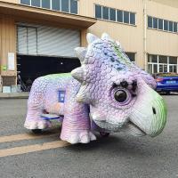 China Customizable Styles Kids Animatronic Dinosaur Ride On Toy 350W For Shopping Mall for sale