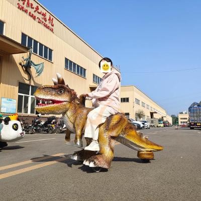 China 3 Wheels Electric Dinosaur Scooter Ride 24V 20A Battery Operated for Theme Parks for sale