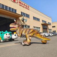 China 3 Wheels Electric Dinosaur Scooter Ride 24V 20A Battery Operated for Theme Parks for sale
