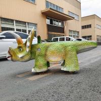 China UV Resistant Large Animatronic Electric Dinosaur Ride With Multiple Control Modes for sale