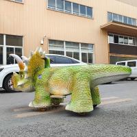 China UV Resistant Large Animatronic Electric Dinosaur Ride With Multiple Control Modes for sale