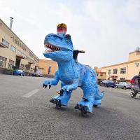 China Waterproof 24V 20A Animatronic Dinosaur Ride For Theme Parks And Shopping Malls for sale