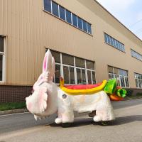 China 350W Electric Animatronic Dinosaur Ride with Remote Control for sale