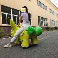 China Child Safe Design Electric Ride On Dinosaur With Remote Control And Coin Operation for sale