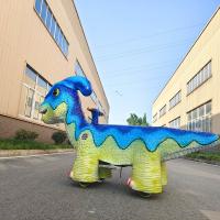 China Animatronic Motorized Dinosaur Ride On Battery Powered For Amusement Parks for sale